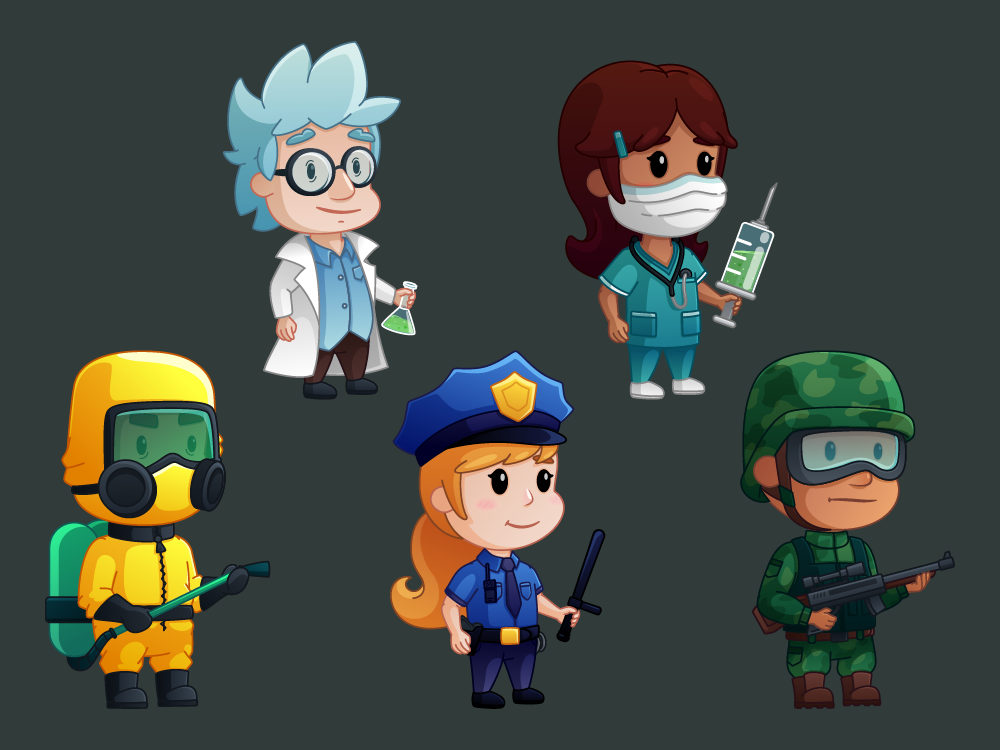 High quality vector 2D character design for game | Upwork