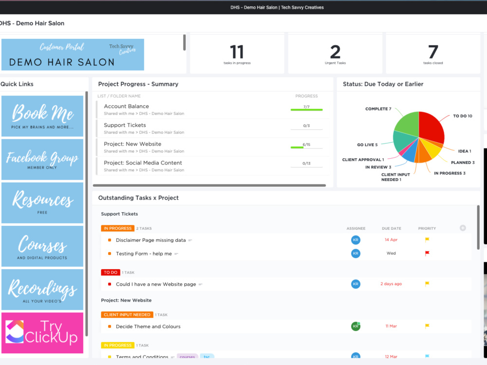 Clickup training and consulting | Upwork