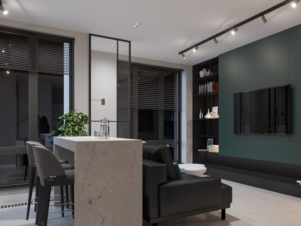 A high-quality visualization of your interior in 3D max + Corona render ...
