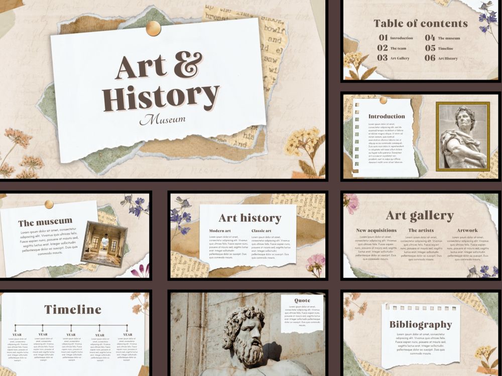 Attractive modern professional presentation template in powerpoint & canva | Upwork