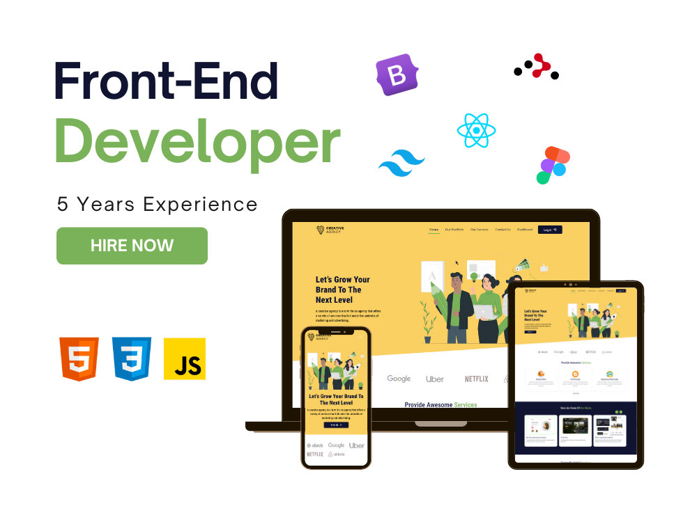 Front-end Developer | React Developer | Figma to React web application | Upwork