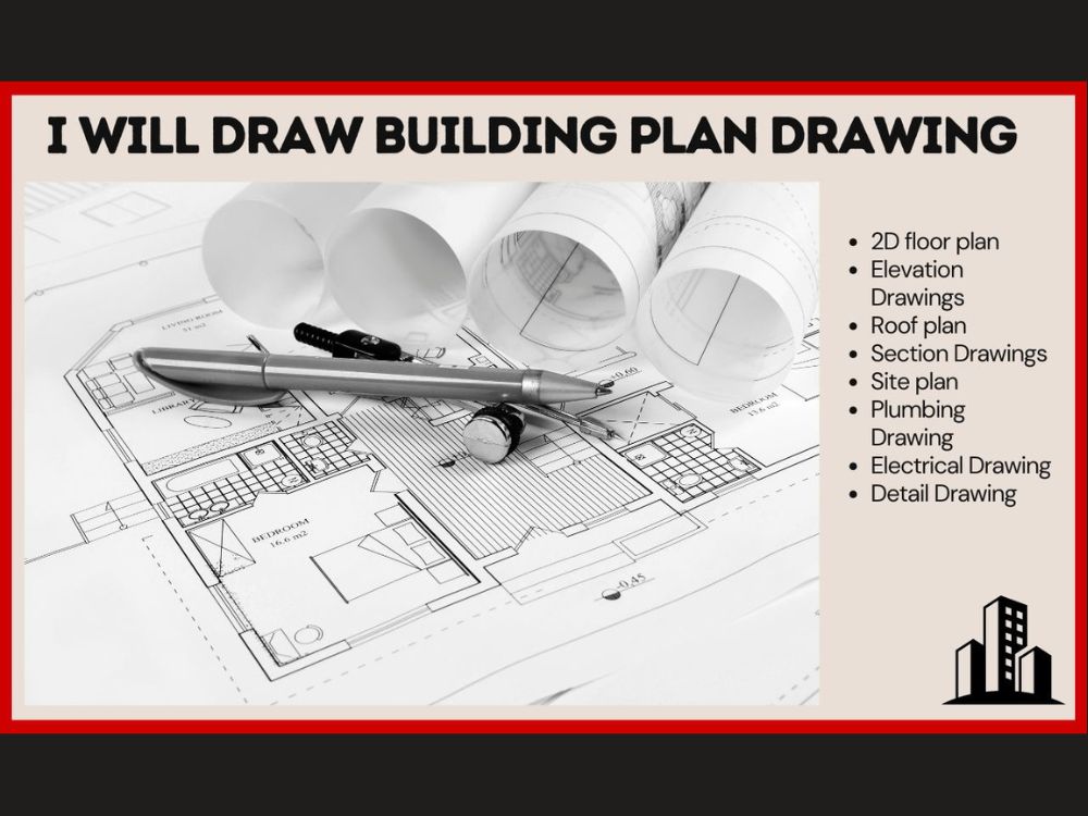 Draw building plan drawing in Auto Cad | Upwork