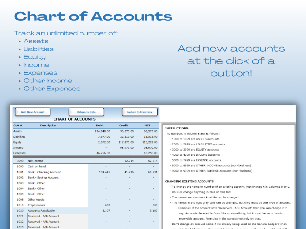 A double-entry Excel bookkeeping workpaper that can produce financials ...