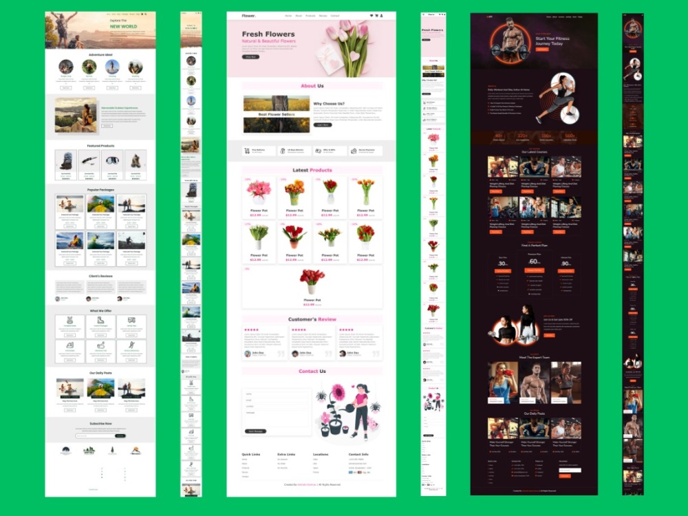 A responsive & dynamic landing page use Next.js, Material UI & Tailwind CSS | Upwork