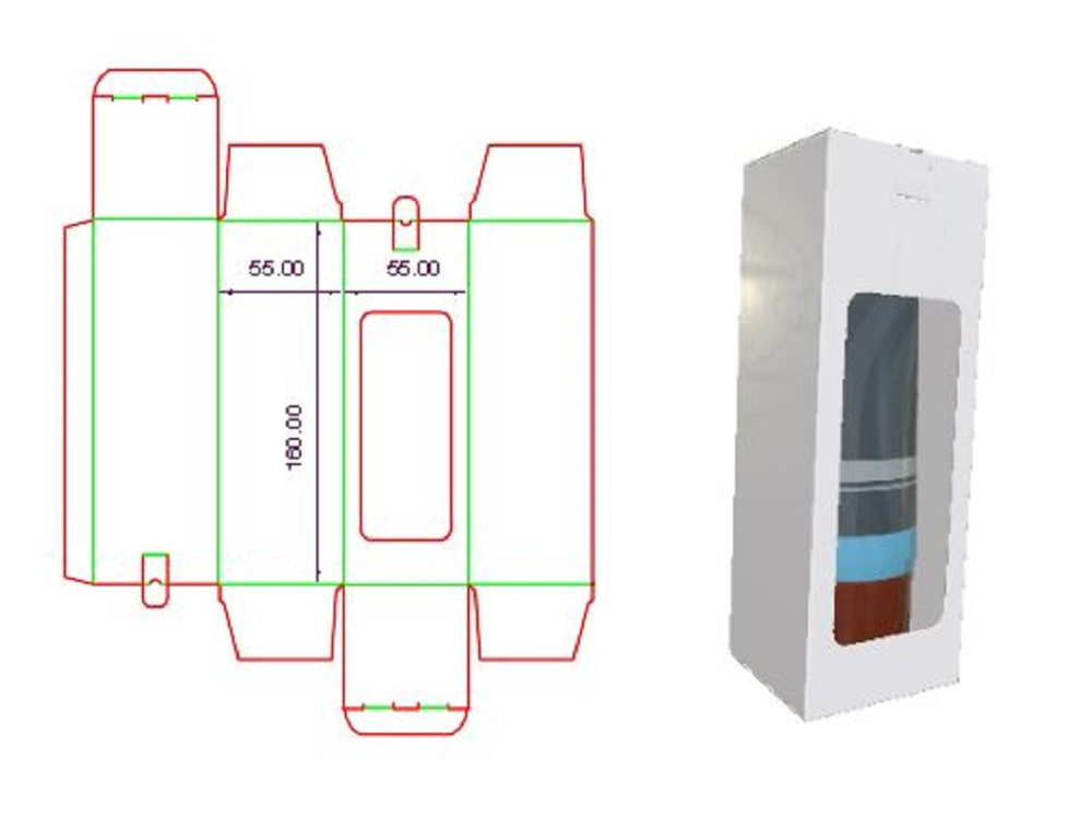 Accurate 1up and sheet layout for your package design drawing | Upwork