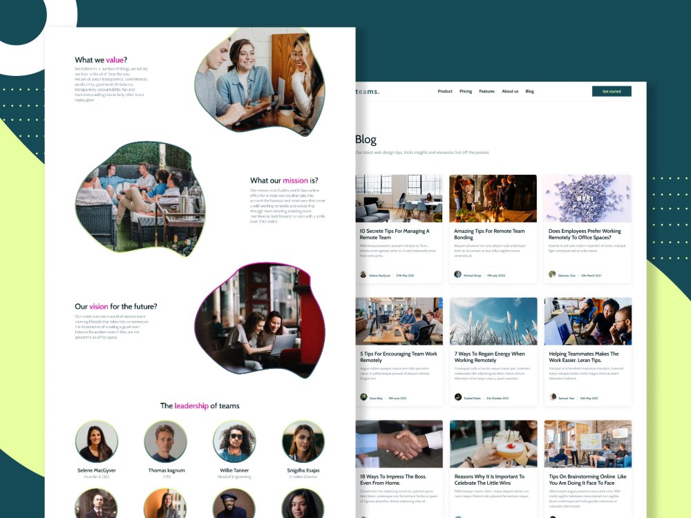 A modern Landing Page UI/UX design for your business/ Start-up | Upwork