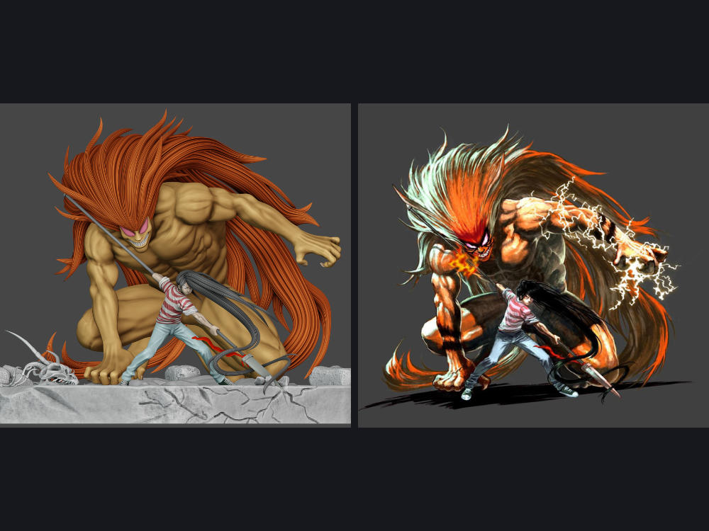 Stl file of your 3D printable character, 3D model, sculpt for 3d ...