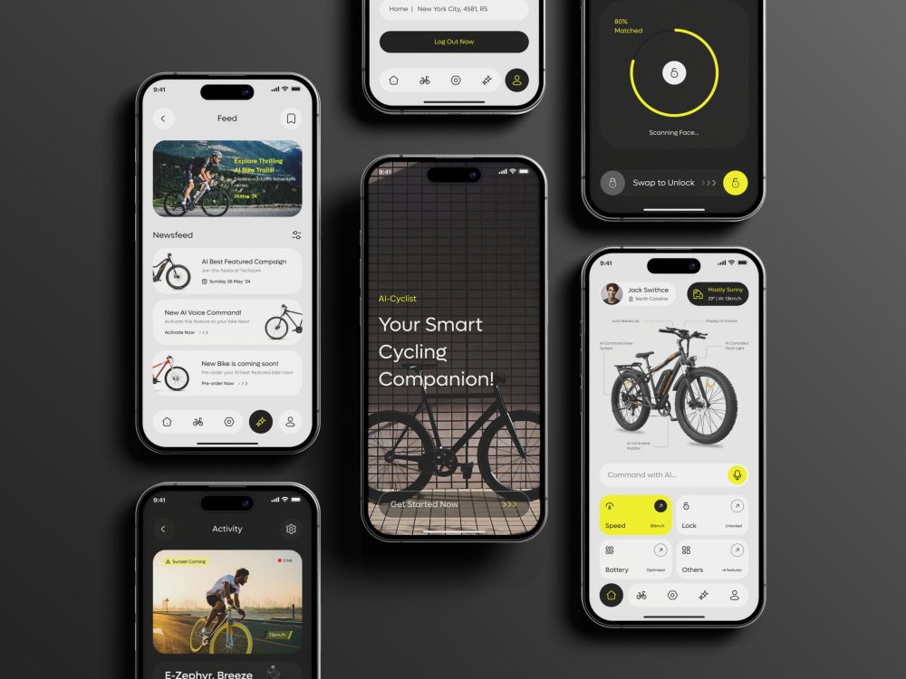 Mobile App UI/UX Design for iOS & Android, Figma Ready & Developer ...