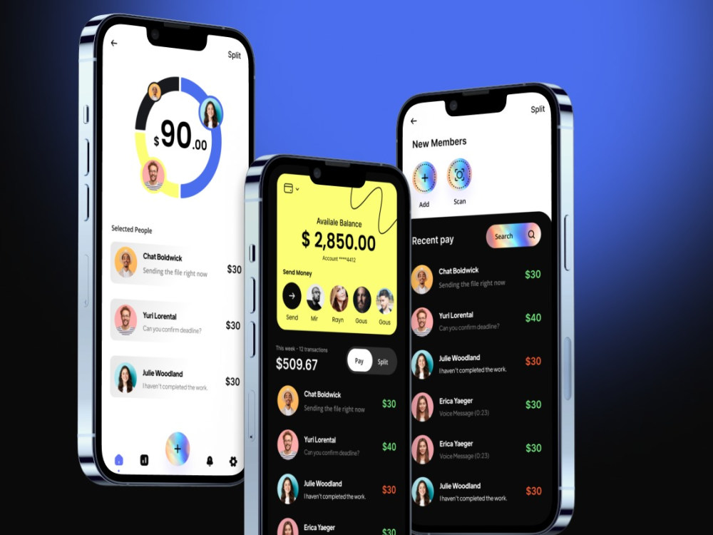 Modern mobile app UI mockup | Upwork