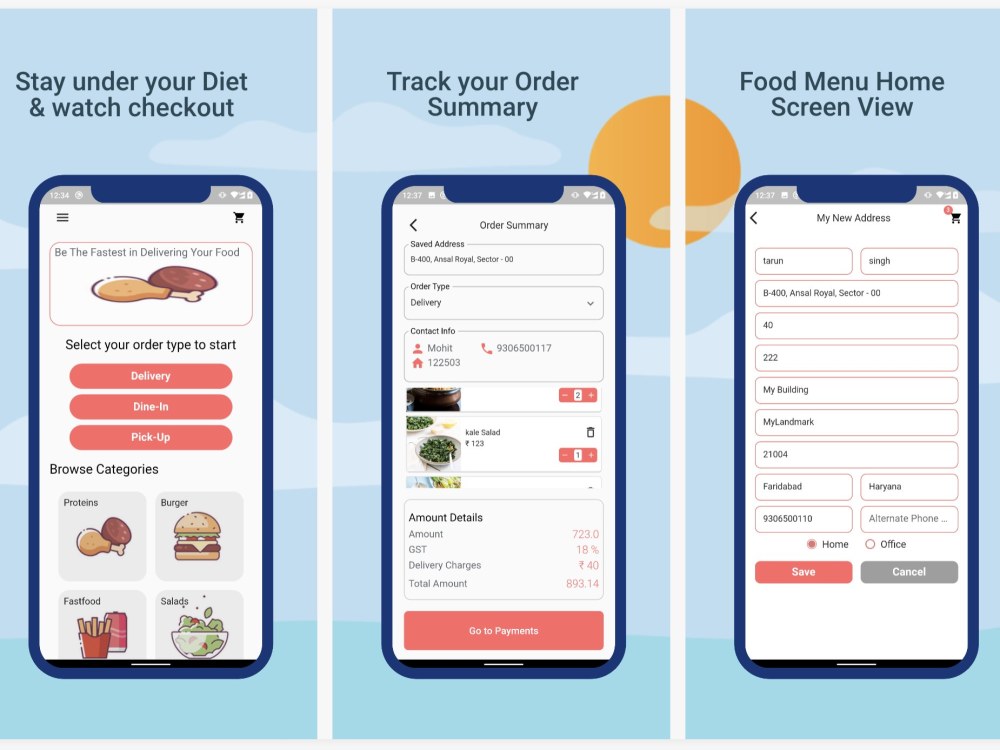 Excellent Food order Application in Flutter Dart Firebase | Upwork