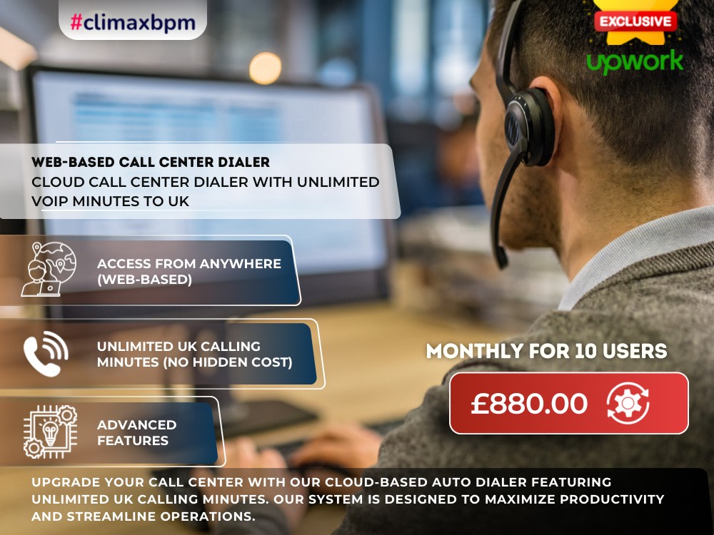 Call Center Dialer with Unlimited Outbound and Inbound Calling for UK ...
