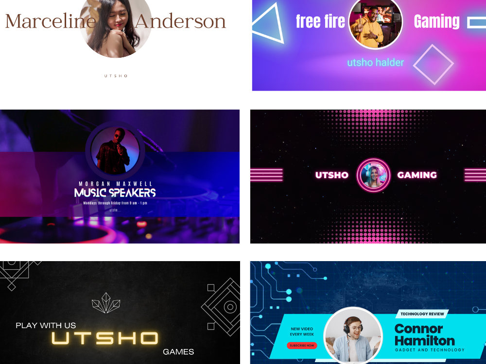 A Master YouTube Banner Designer | Upwork