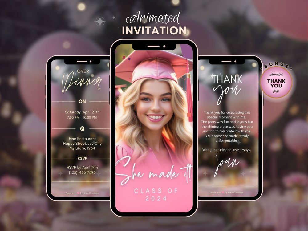 Animated + Printable Invitation for Event | Upwork
