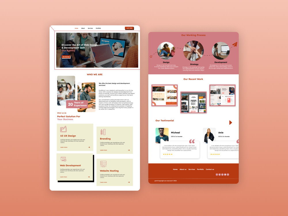 An attractive website ui ux design or mobile app ui ux design in figma ...
