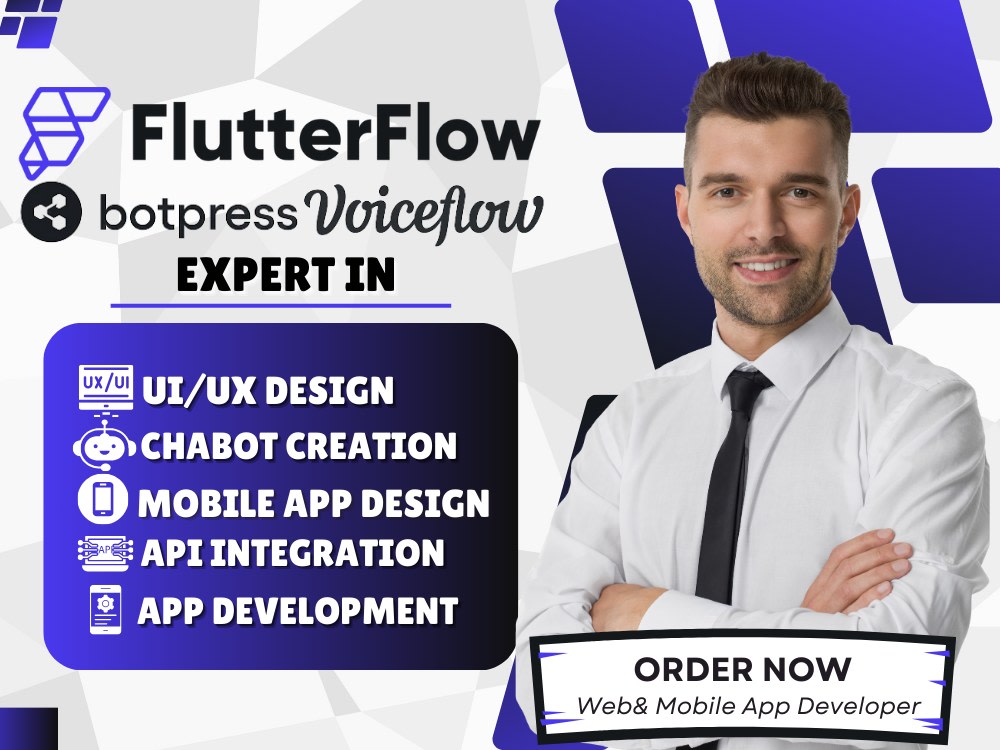 A perfect develop ai chatbot using botpress voiceflow and chatbot | Upwork