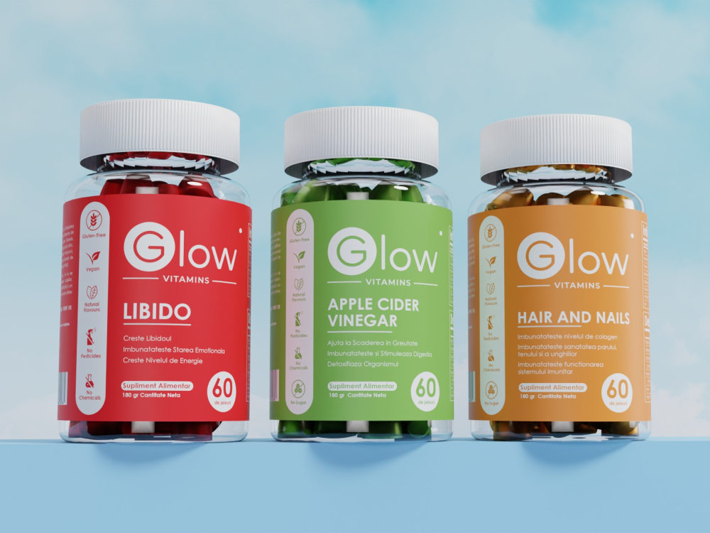 Supplement Label, Health & Fitness Product design, Bottle Design, 3D ...