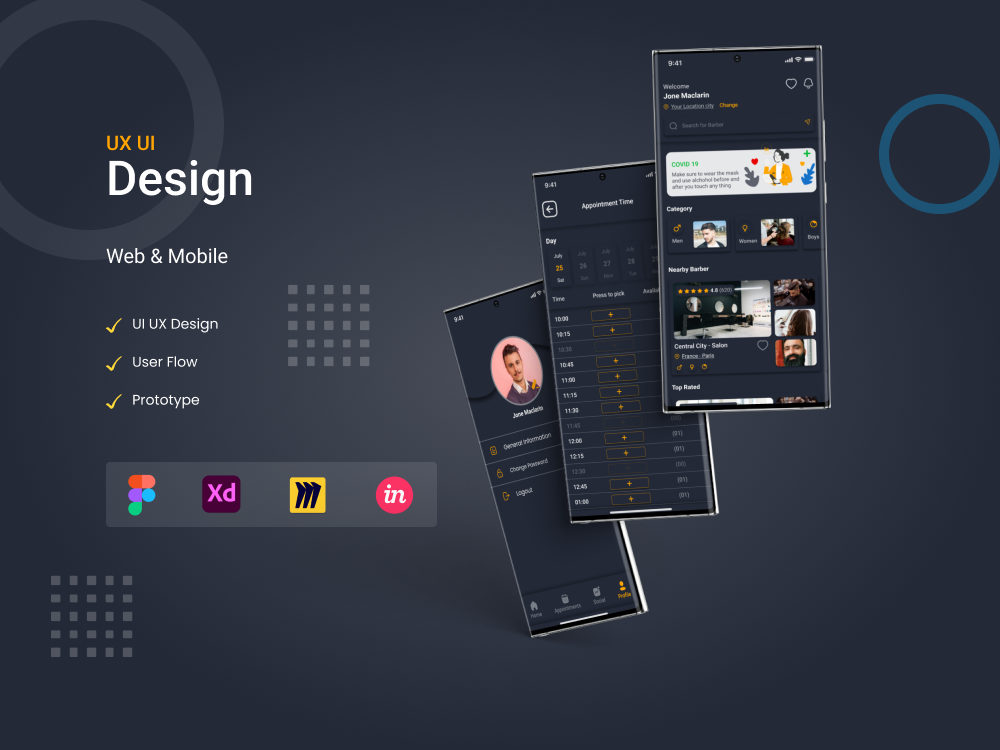 Amazing UI UX Design of Web page or Mobile app screen | Upwork