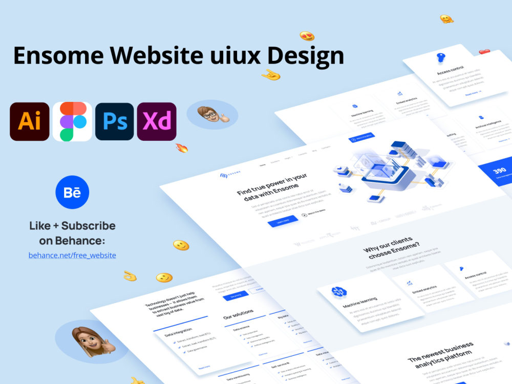 Website UI UX design or Landing Page UI UX design | Upwork