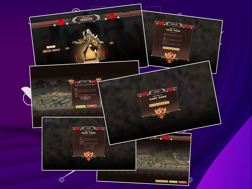 Modern game UI UX for your PC and mobile | Upwork