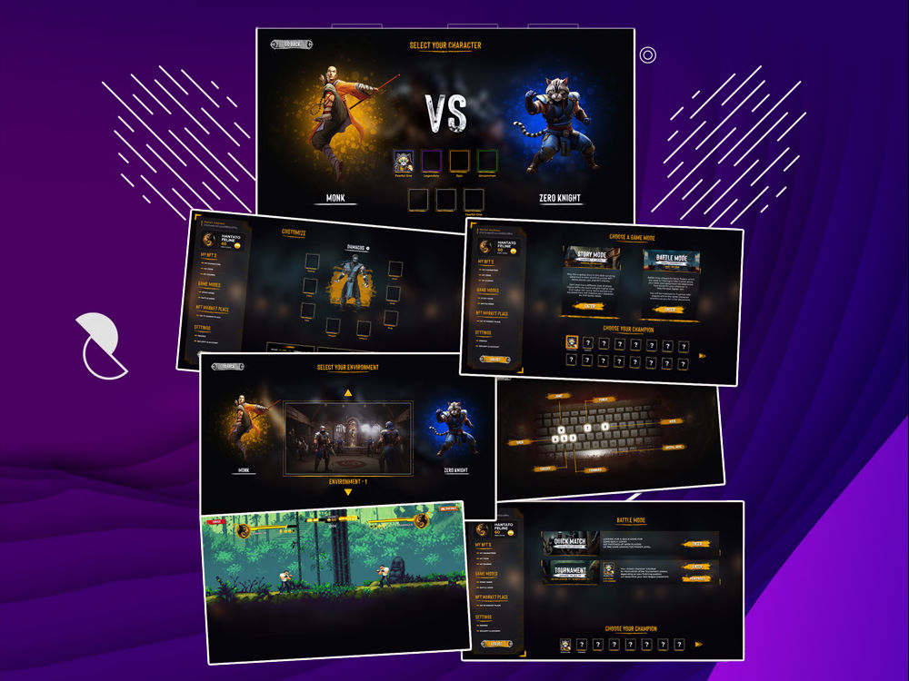 Modern game UI UX for your PC and mobile | Upwork