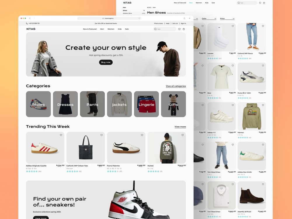 Perfect eCommerce Website Design from scratch. | Upwork