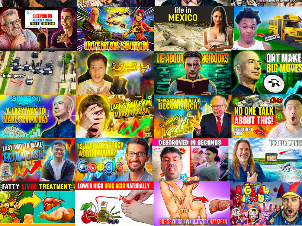 PopUp Thumbnail for your YouTube channel to get 500k+ views | Upwork