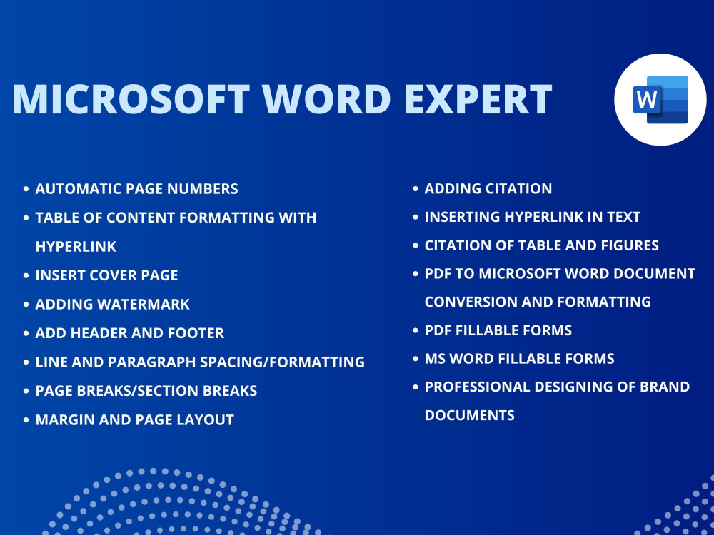 Microsoft word document formatting, create, edit, and design | Upwork