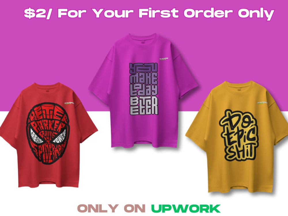 Professional 3D T-Shirt Mockup Designs for Your Brand | Upwork