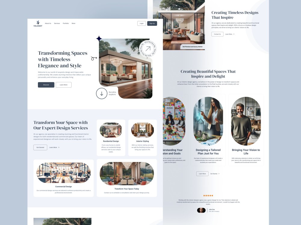 User-centric website landing page ui ux design in Figma | Upwork