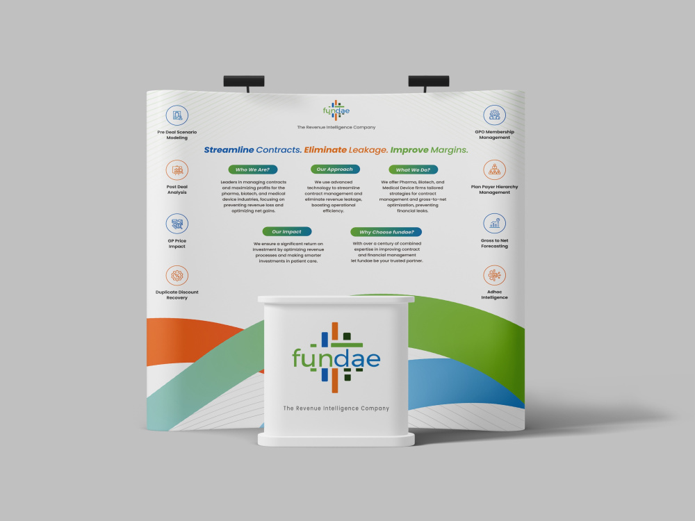 Eye catching trade show booth backdrop | Upwork