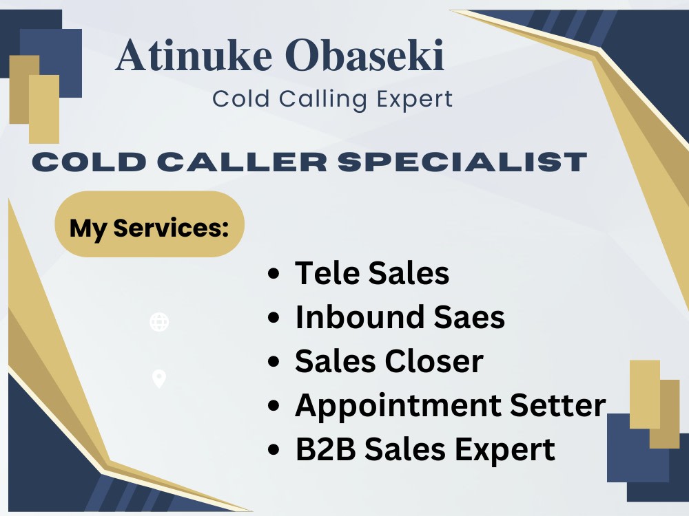 An effective Cold Caller | Telemarketer | Appointment Setter | Cold Dm ...