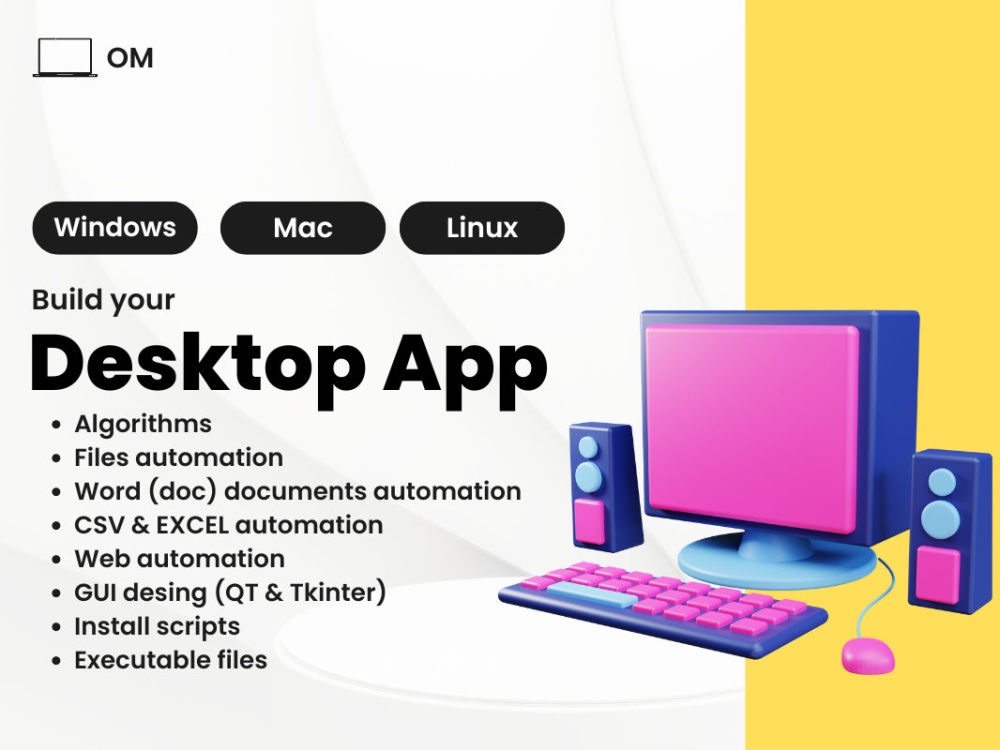 A Professional Desktop Application Using Python Upwork