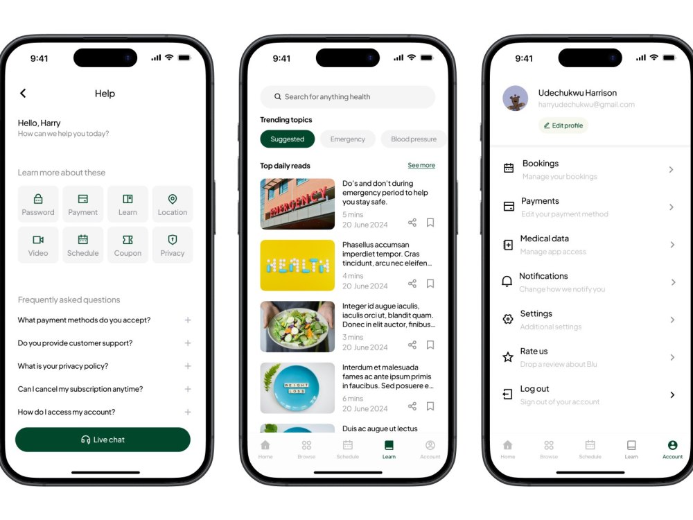 An aesthetically pleasing and user-centric mobile app design | Upwork