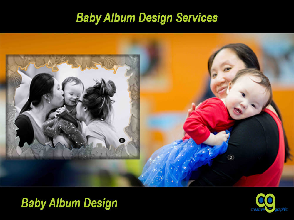 Baby Birthday Album Design Psd
