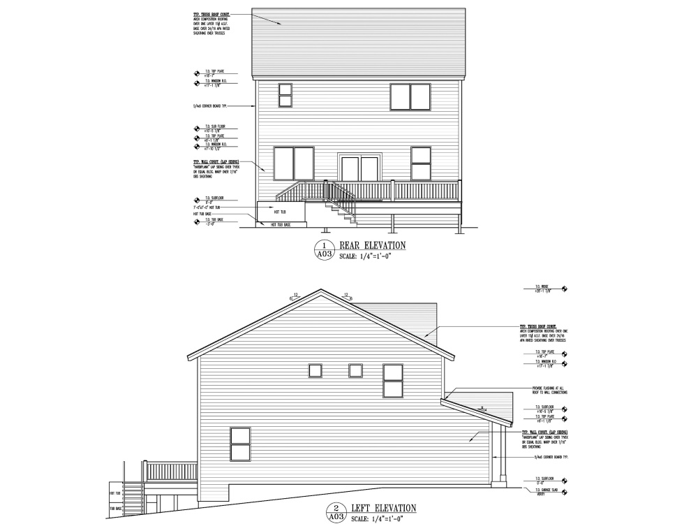 2d Architectural Elevations