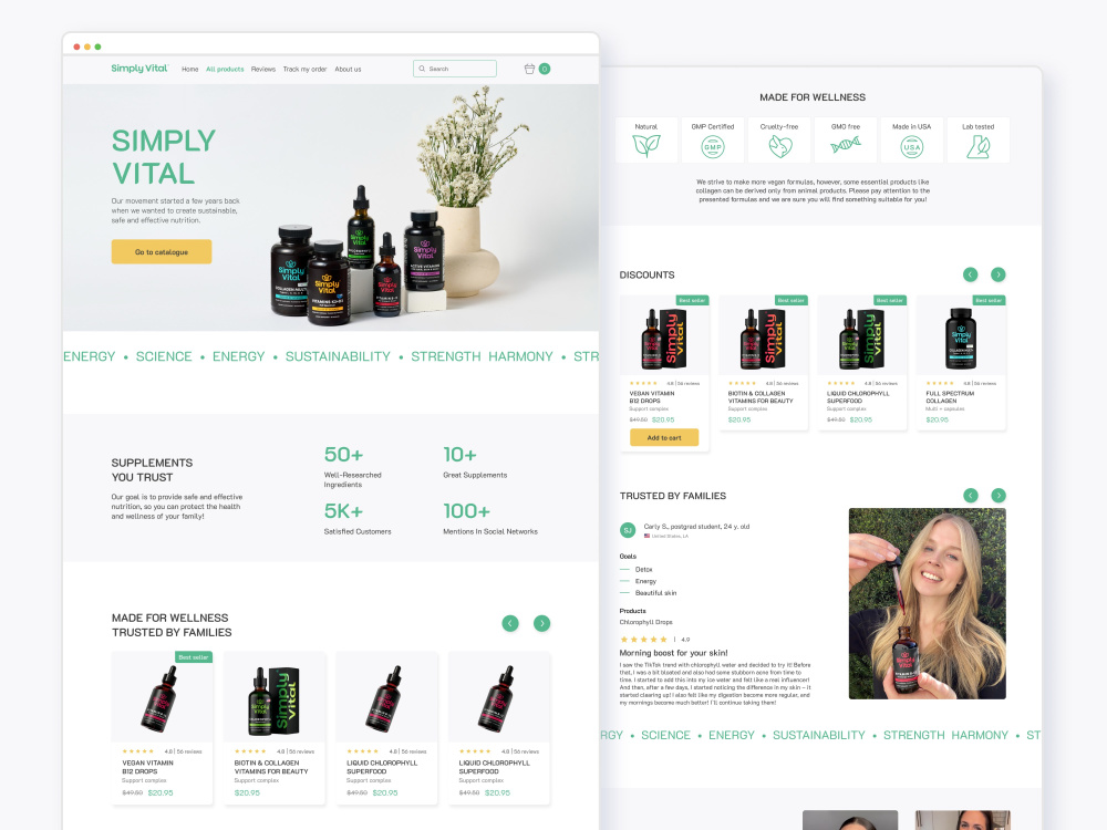 An attractive and user-friendly Shopify store design | Upwork