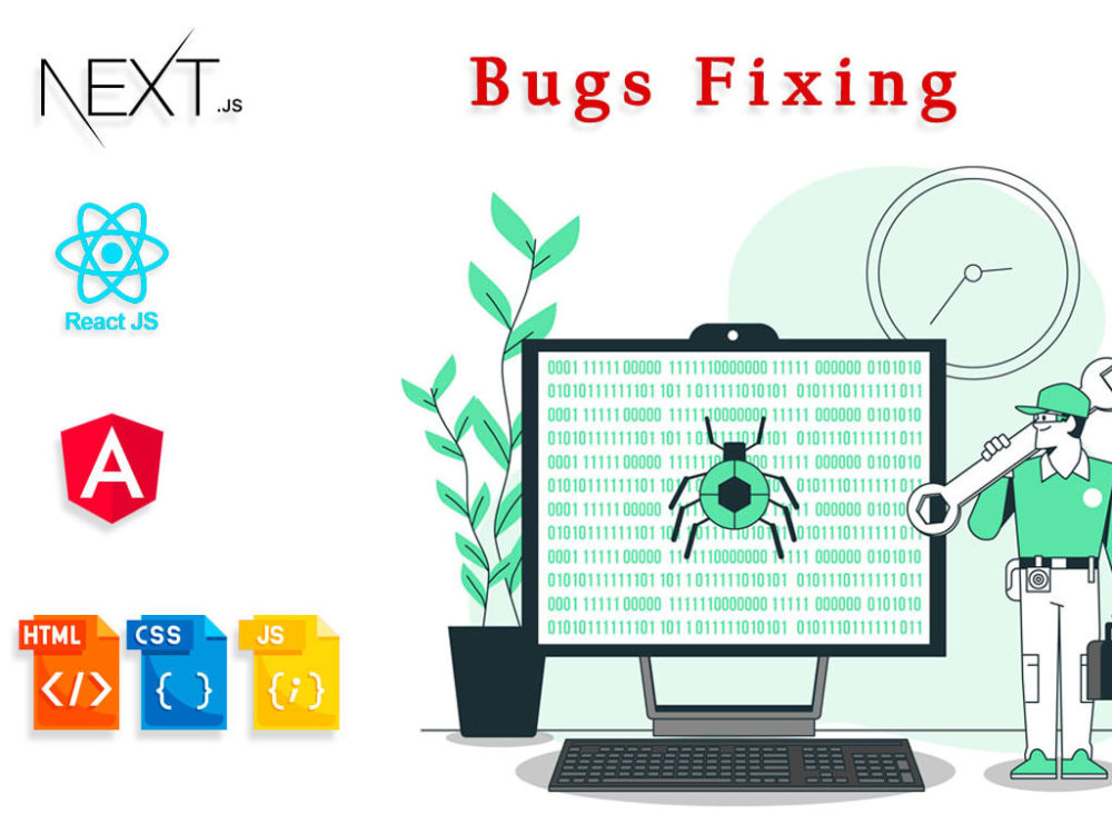 Fixing bugs in javascript, angular, nextjs, reactjs, HTML and CSS | Upwork