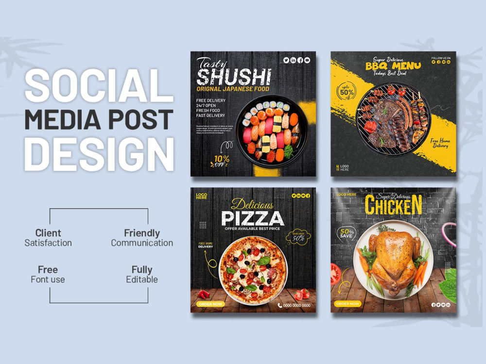 A unique eye-catching social media post/ ads | Upwork