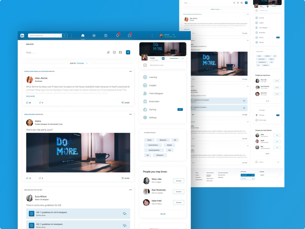 An amazing & creative web UI/UX design | Upwork