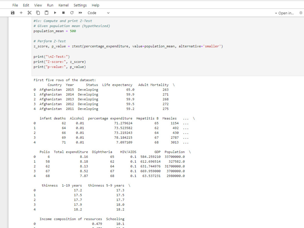 Detailed data analysis in python, r, spss ,excel | Upwork