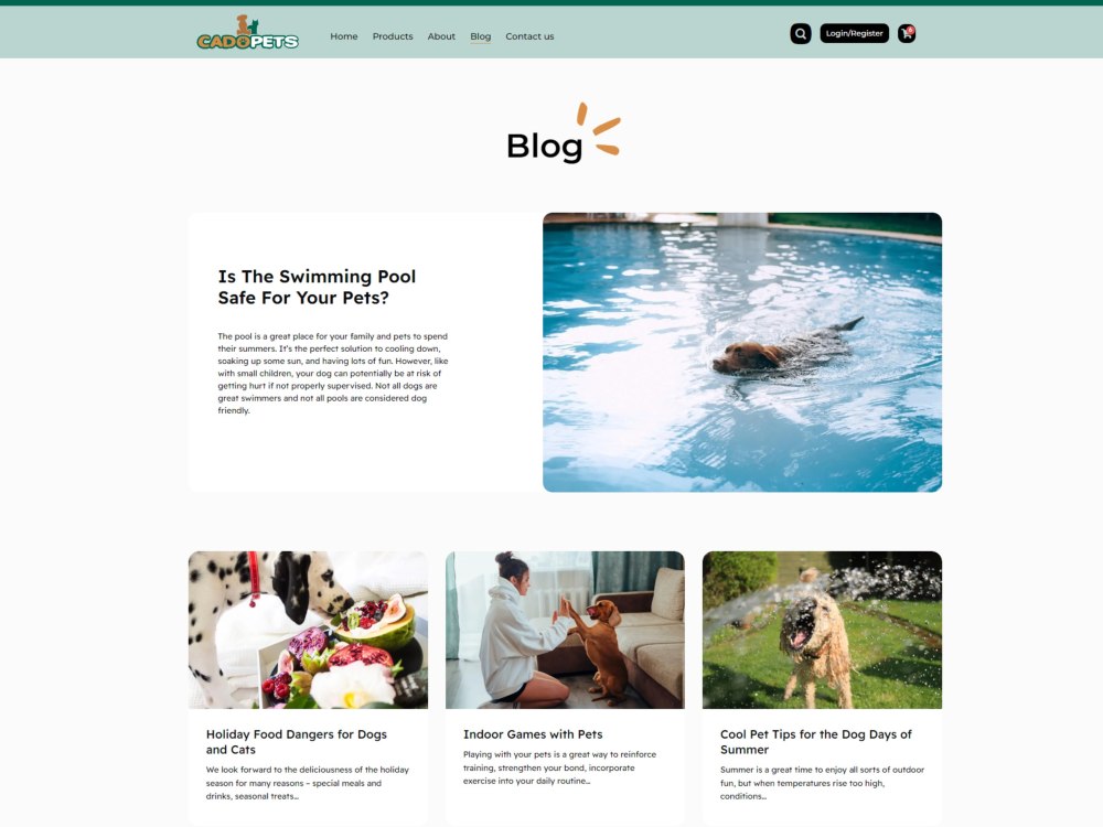 Professional and responsive blog website | Upwork