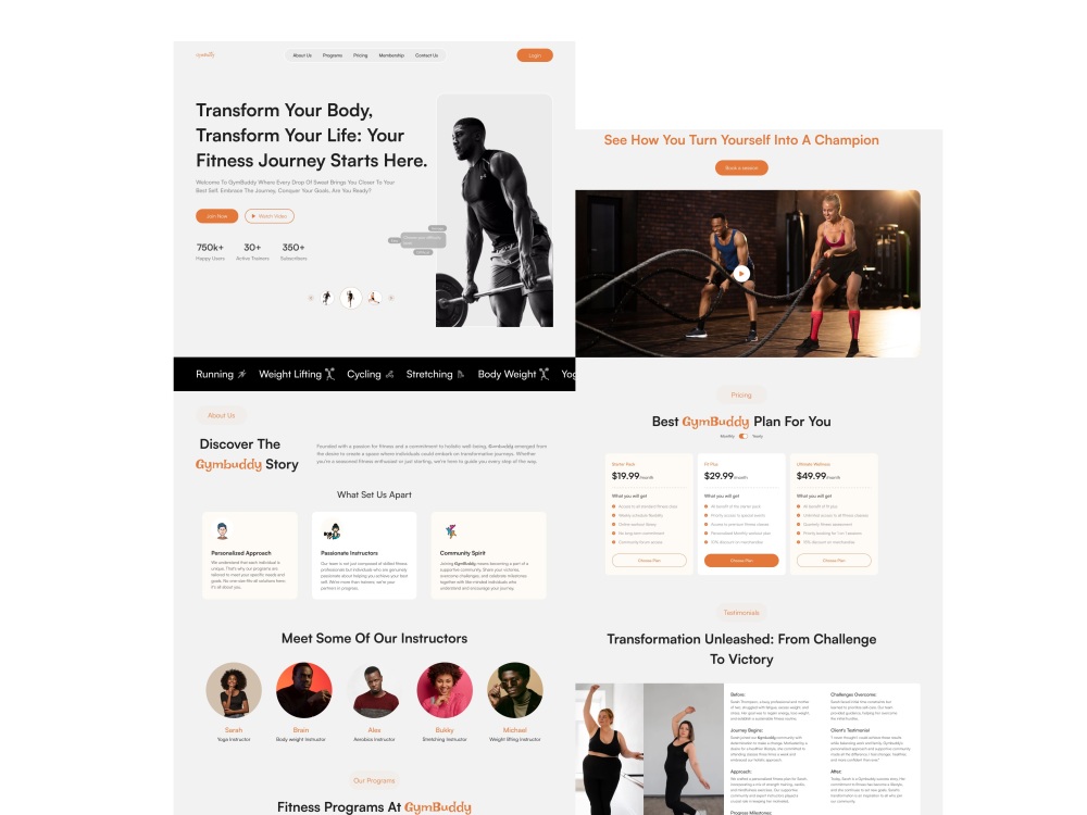 Stunning website landing page UI UX design in figma | Upwork