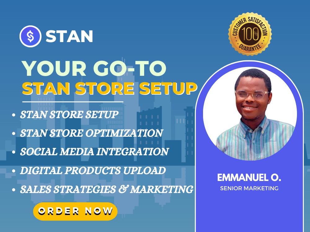 Stan store setup, stan store digital product listing, stan store ...
