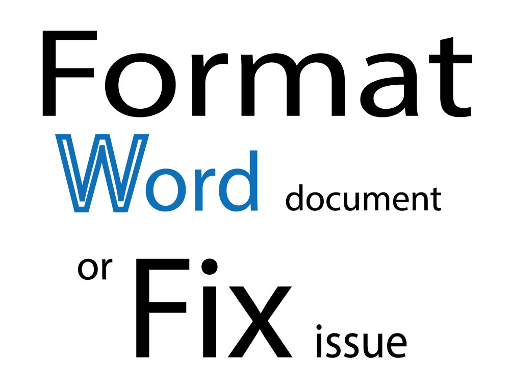 Microsoft Word formating issue fixing problem | Upwork
