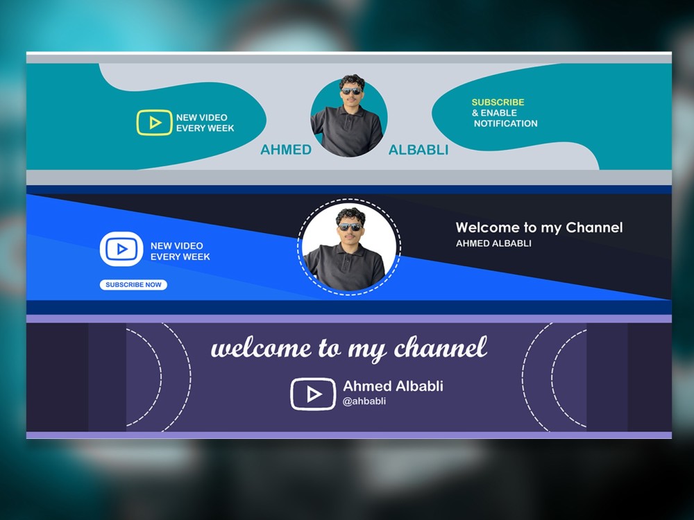 A professional youtube banner | Upwork