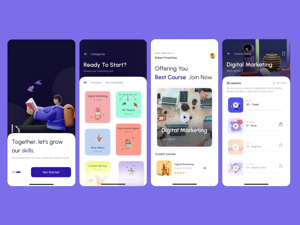 A perfect app design | Upwork