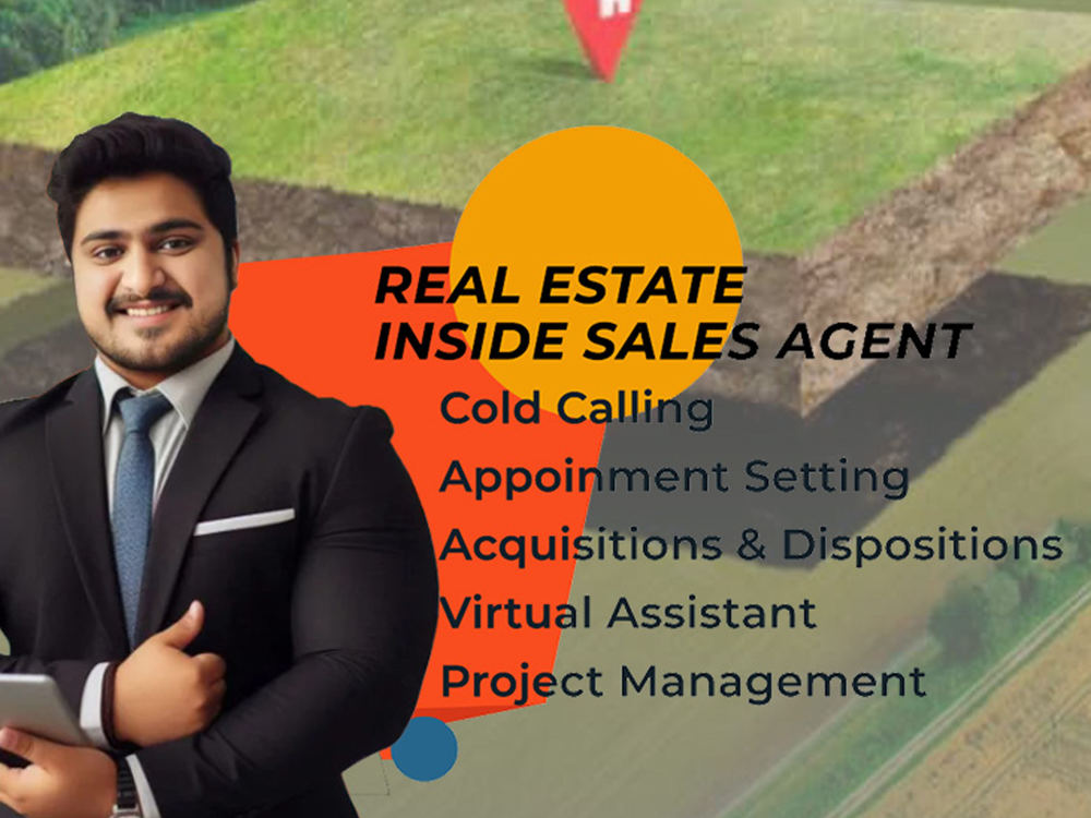 An amazing Real-Estate Inside Sale Agent Acquisition Specialist and a V ...