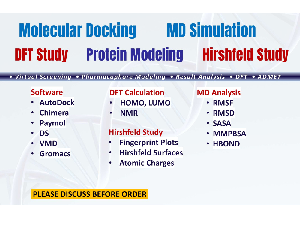 Molecular Docking, MD Simulations, and DFT. | Upwork