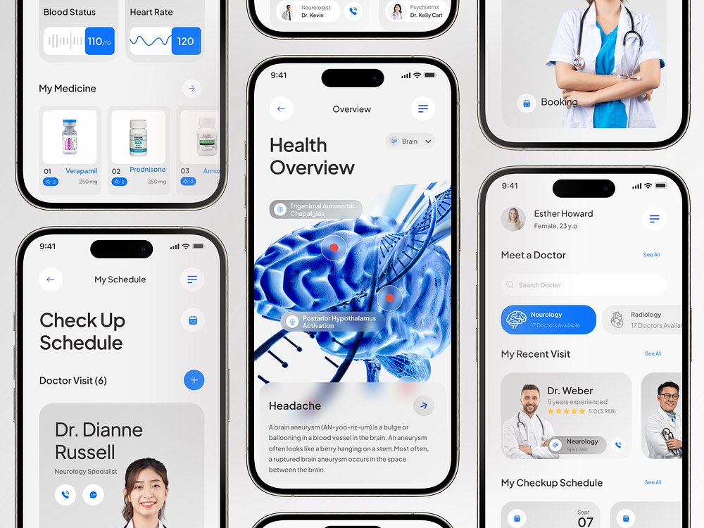 A healthcare mobile app design that is seamless and engaging. | Upwork