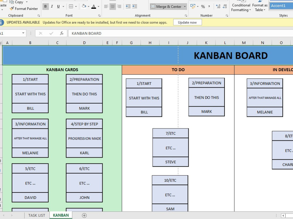 AN OPTIMIZED KANBAN BOARD FOR CONTINUOUS IMPROVEMENT KAIZEN | Upwork
